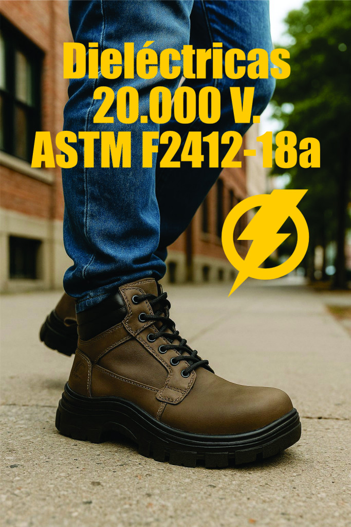 Botas con protección para altas temperaturas